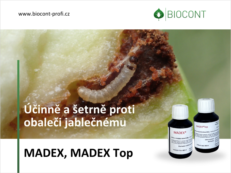 Přípravky do antirezistentní strategie proti obaleči jablečnému - Biocont Profi